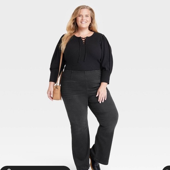 Knox Rose | Pants & Jumpsuits | Nwt Flare Pull On Size 7 Womens Knox ...